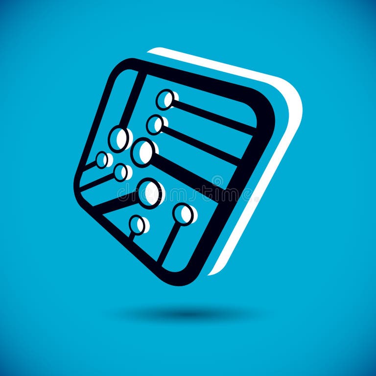 Vector Microchip Design, Cpu. Information Communication Technology ...