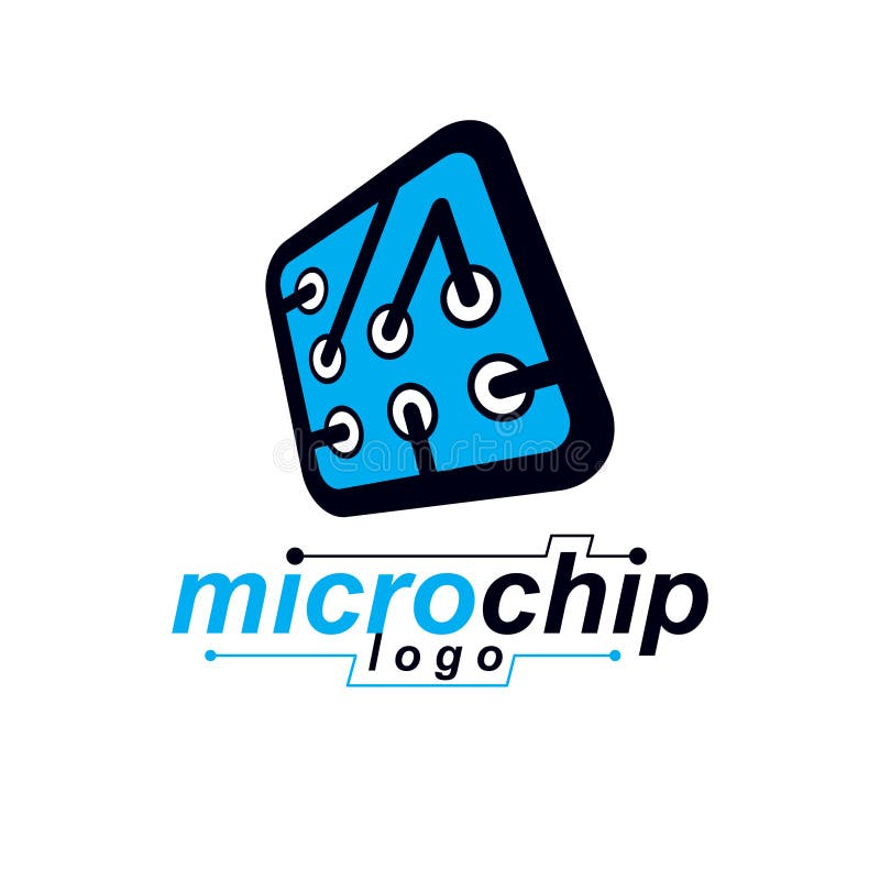 Vector Microchip Design, Cpu. Information Communication Technology ...