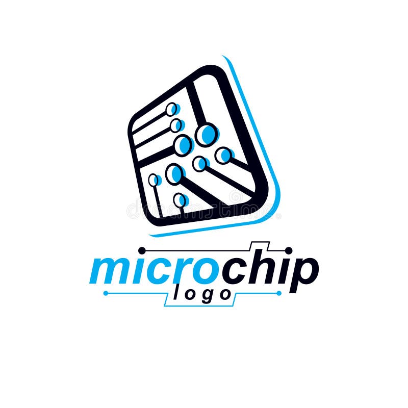 Vector Microchip Design, Cpu. Information Communication Technology ...