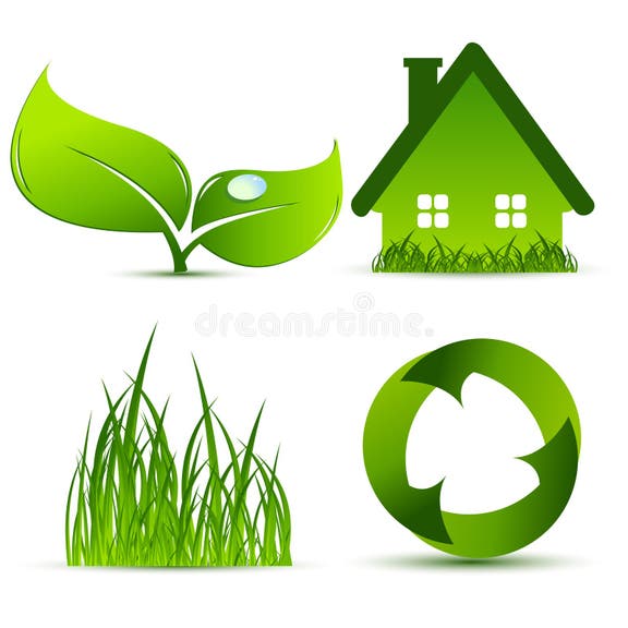 Vector milieuelementen vector illustratie. Illustration of water - 9248068