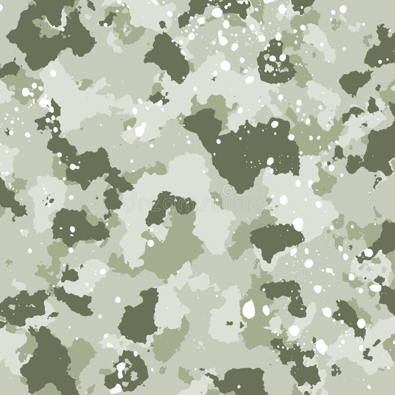 Vector Military Camouflage Pattern in Green and Brown Colors Stock ...