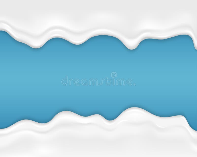 Milk Background with Dairy Products and Objects Stock Vector ...