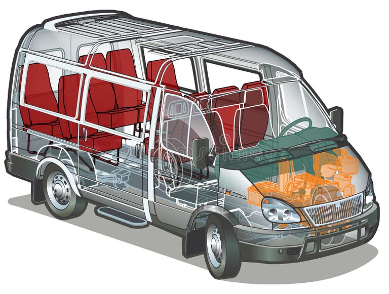 Mini Van Drawing Stock Illustrations – 4,527 Mini Van Drawing Stock ...