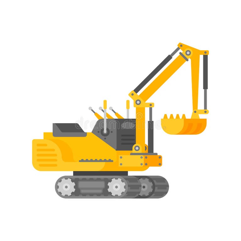 Mini Excavator Icon Stock Illustrations – 731 Mini Excavator Icon Stock ...
