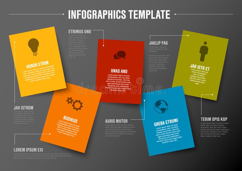 Vector Minimalist Colorful Infographic Template Stock Vector ... Vector Minimalist Colorful Infographic Template Stock Vector ...