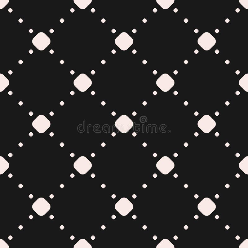 Vector Minimalist Seamless Pattern with Circles and Dots in Square ...