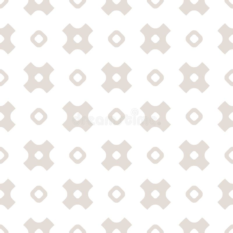 Vector Seamless Pattern with Simple Geometric Shapes, Hollow Circles ...