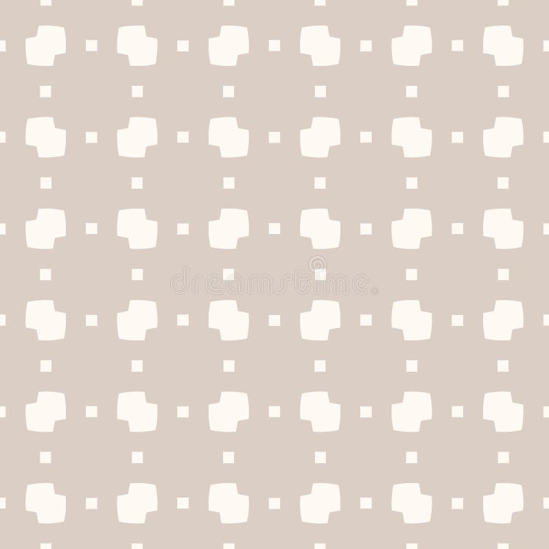 Vector Minimalist Seamless Pattern. Subtle Abstract Beige Geometric ...