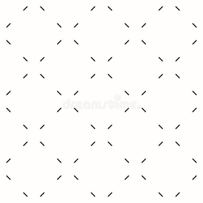 Vector Minimalist Seamless Pattern. Subtle Black and White Geometric ...