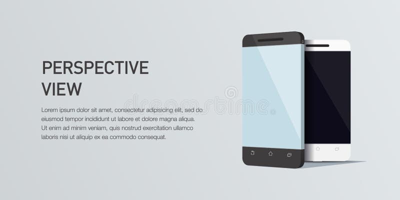 Set of Minimalistic 3d Isometric Illustration Cell Phone. Perspective ...