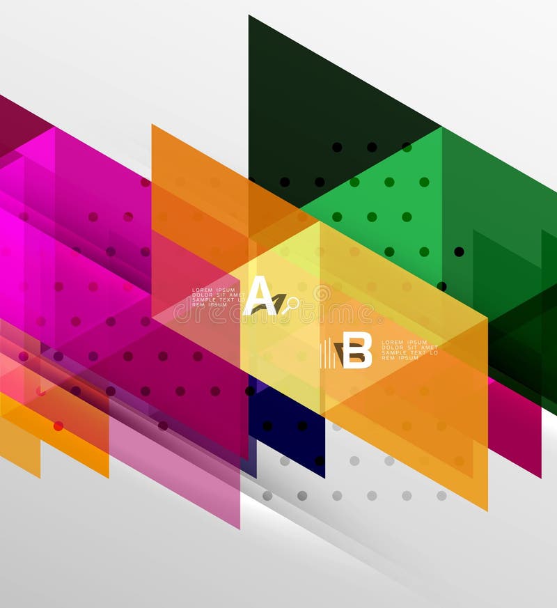 Vector Minimalistic Triangle Design Stock Vector - Illustration of ...