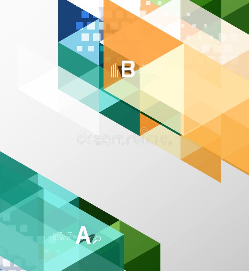 Vector Minimalistic Triangle Design Stock Vector - Illustration of ...