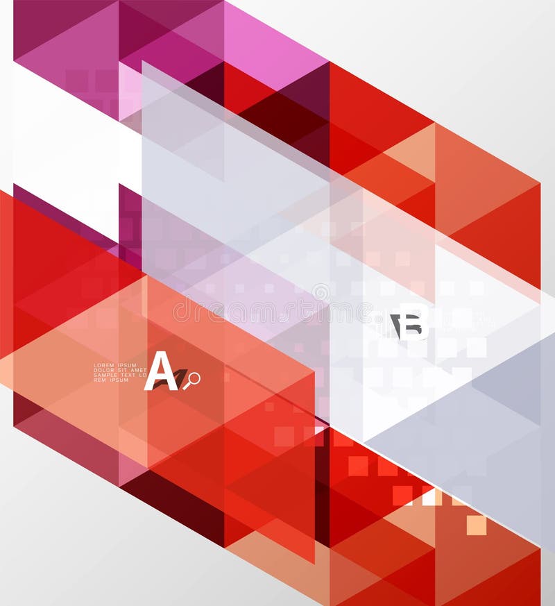 Vector Minimalistic Triangle Design Stock Illustration - Illustration ...