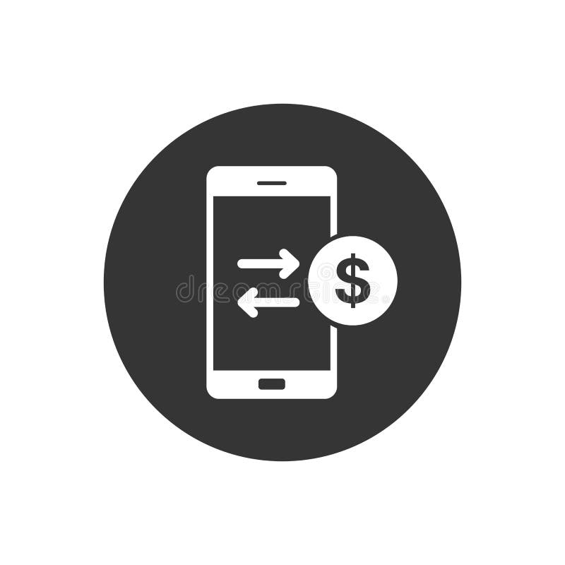 Mobile Transfer Isolated Icon. Simple Element Illustration from Payment ...