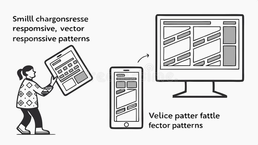 Mobile UI Vector Pattern, Interface Background Design Vector Design ...