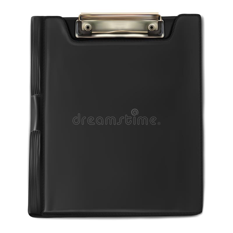 Black closed clipboard stock illustration. Illustration of file - 153540793