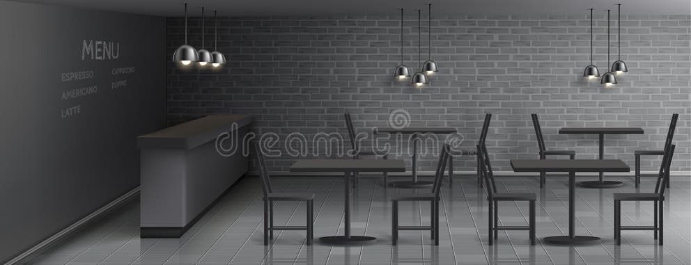 Gray Modern Restaurant Interior Stock Illustrations – 3,675 Gray Modern ...