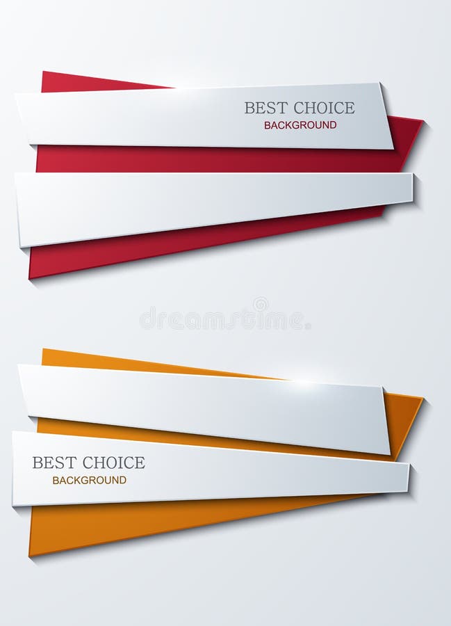 Vector Moder Banners Element Design. Stock Vector - Illustration of ...