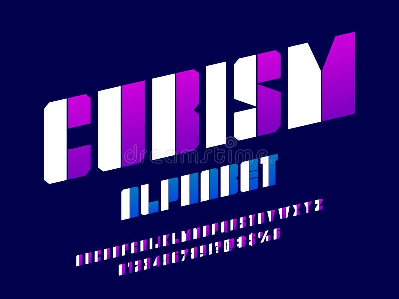 Abstract font stock vector. Illustration of text, element - 236580740