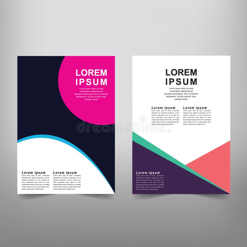 Modern Vector Abstract Book Cover Template. Vector of Modern Abstract ...