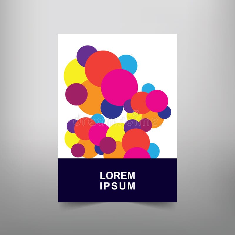 Modern Vector Abstract Book Cover Template. Vector of Modern Abstract ...