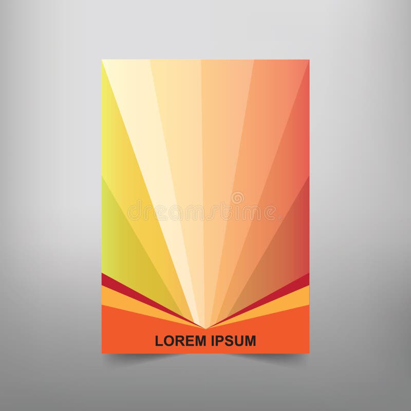 Modern Vector Abstract Book Cover Template. Vector of Modern Abstract ...