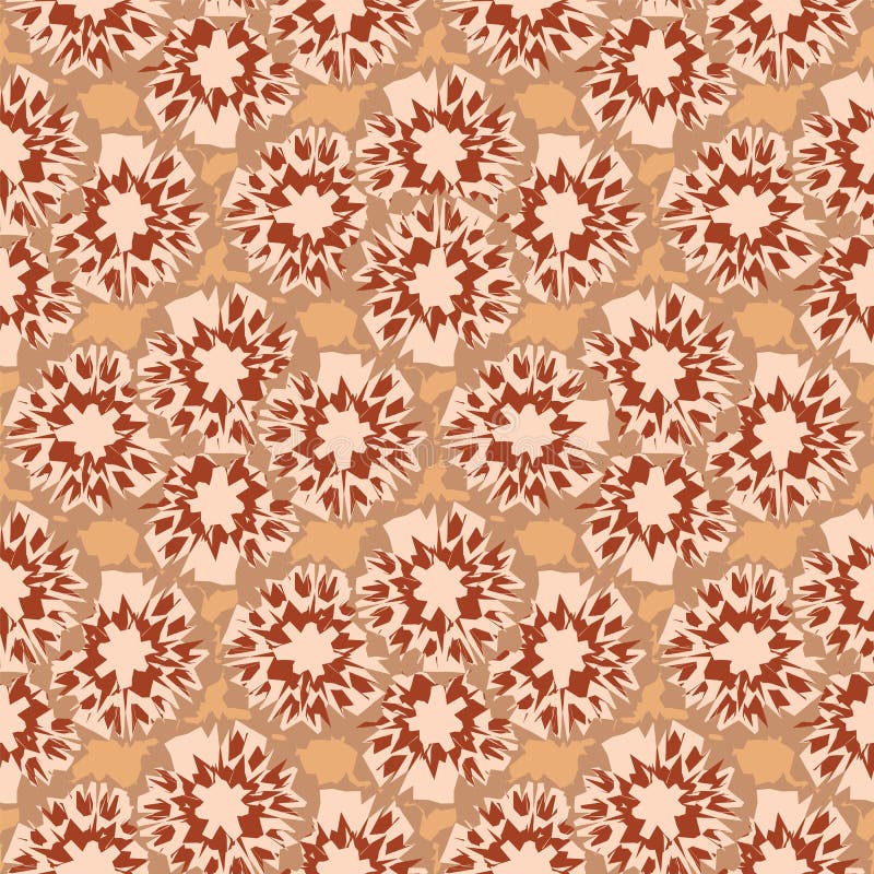 Vector Modern Abstract Floral Seamless Pattern Background. Stock Vector ...