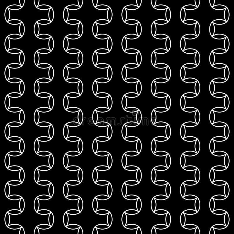 Vector Modern Abstract Geometry Nice Pattern. Black and White Seamless ...