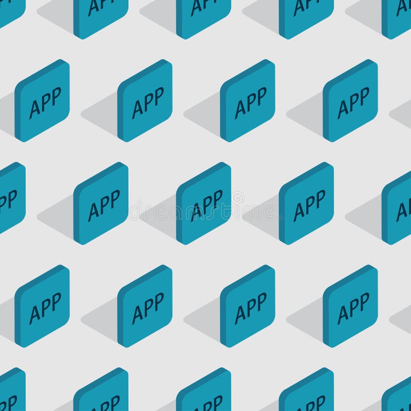 Vector Modern App Seamless Background Design Stock Vector ...