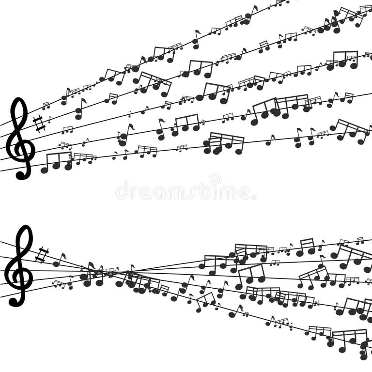 Vector Modern Black Music Background Design Stock Vector - Illustration ...