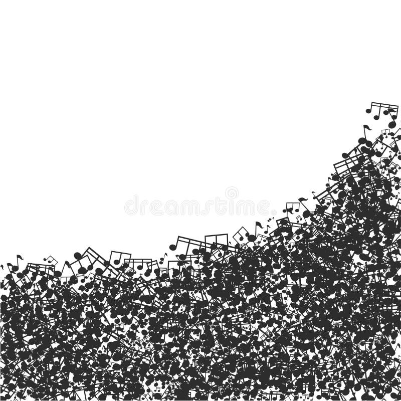 Vector Modern Black Music Background Design Stock Vector - Illustration ...