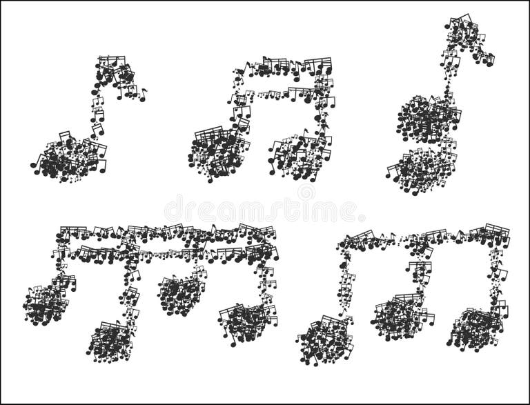 Vector Modern Black Music Background Design Stock Vector - Illustration ...