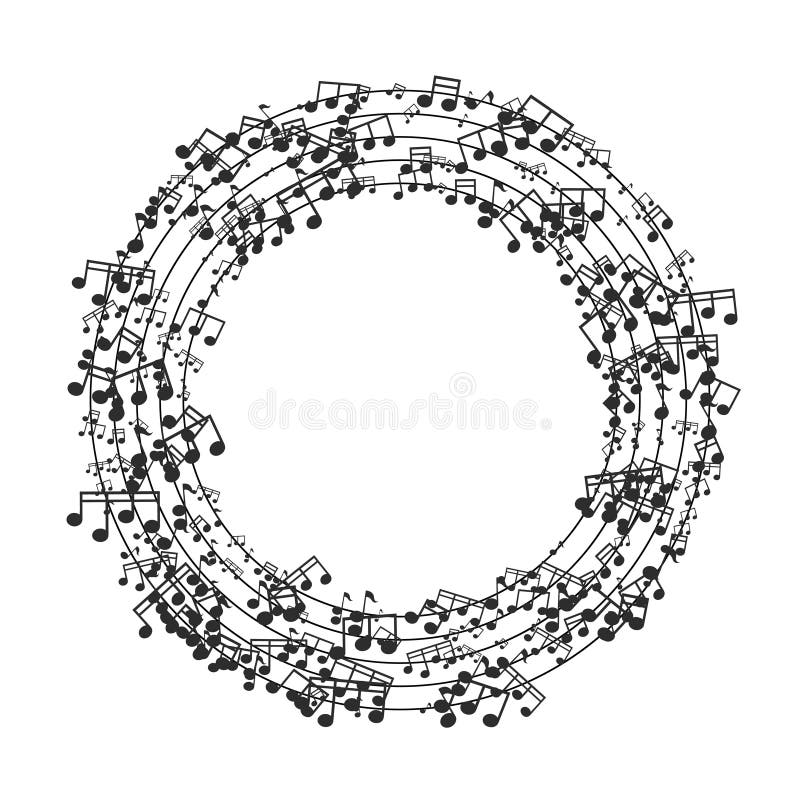 Vector Modern Black Music Background Design Stock Vector - Illustration ...