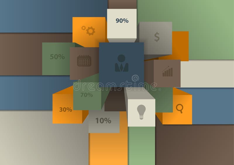 Vector Modern Business Steps To Success Charts and Stock Vector ...