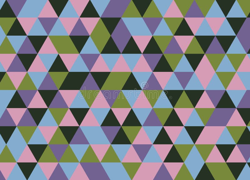Vector Modern Colorful Geometry Triangle Pattern, Color Abstract Stock ...