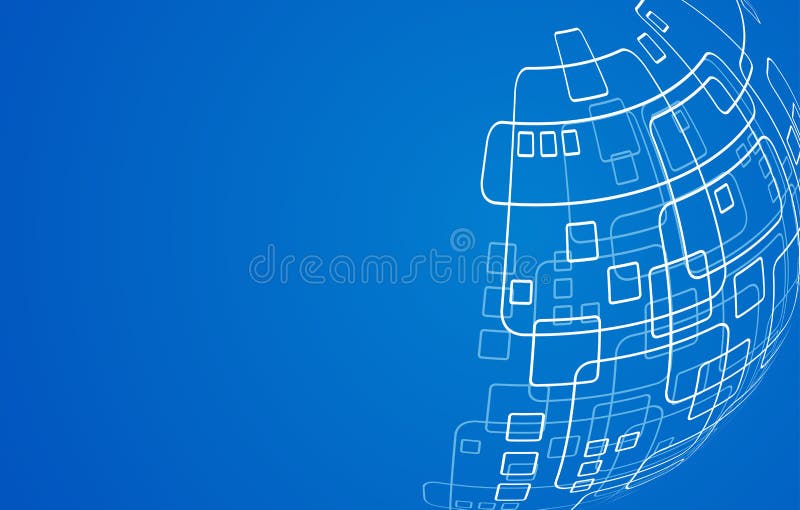 Vector Modern Concept Background. Global World Backdrop. Stock Vector ...