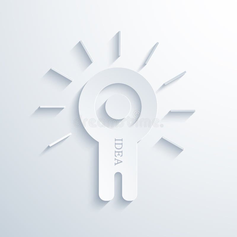 Vector Modern Concept Idea Icon Stock Vector - Illustration of light ...