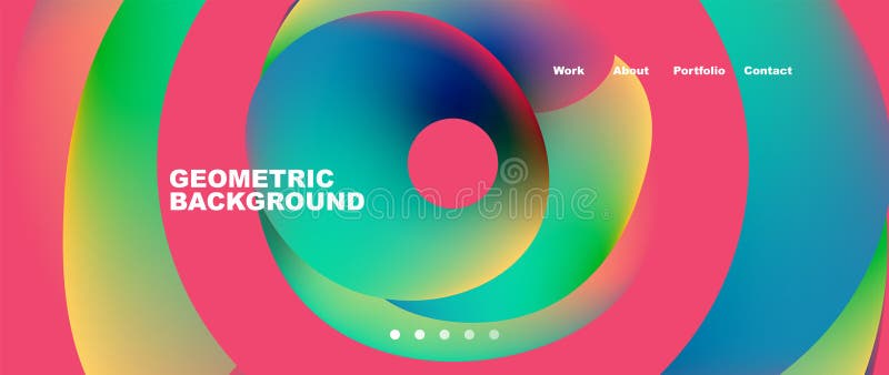 Vector Modern Creative Abstract Background Template Stock Illustration ...
