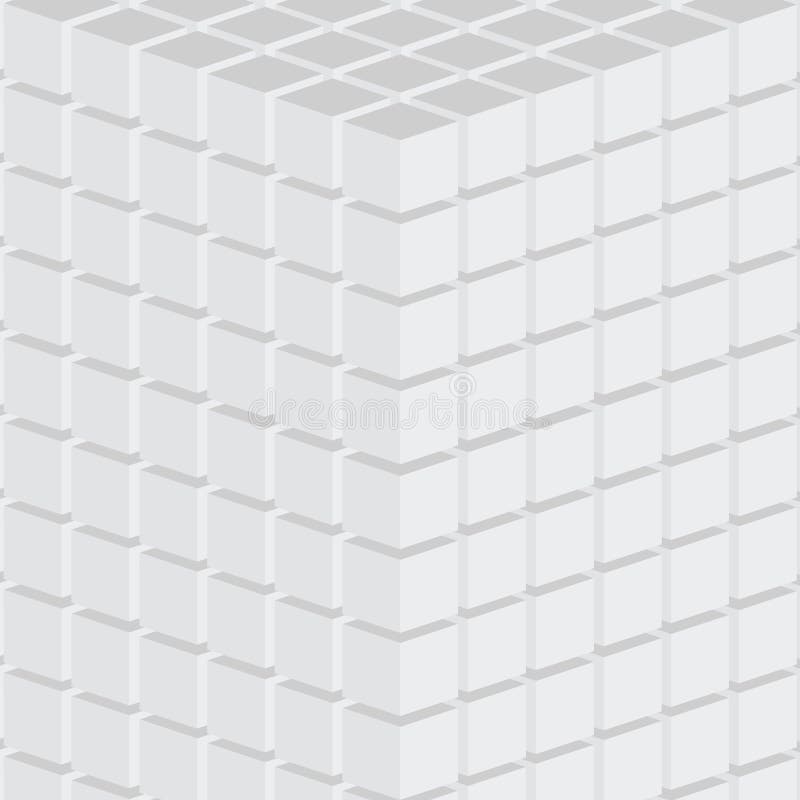 Vector Modern Creative Trends White Cube Texture Background. Stock ...