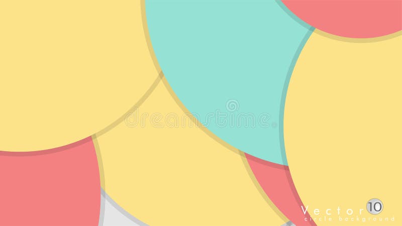 Vector Modern Design Circle Background Stock Vector - Illustration of ...