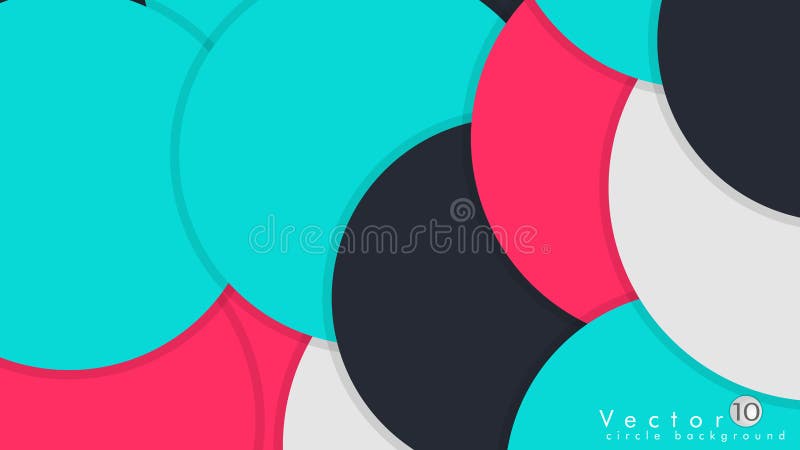 Modern Design Circle Template Background Stock Vector - Illustration of ...