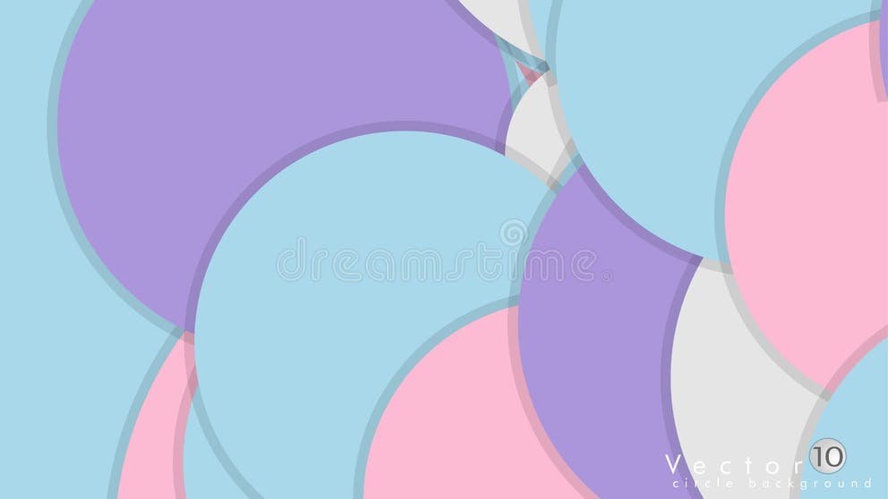 Simple and Colorful Circles Background , Design Vector Stock Vector ...