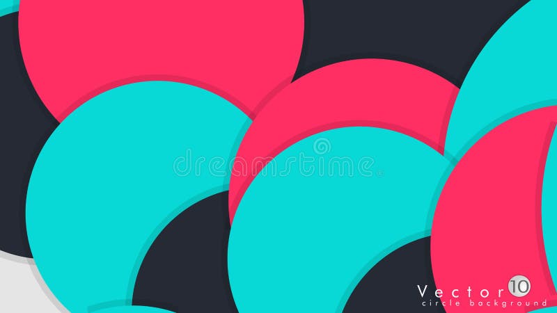 Simple and Colorful Circles Background , Design Vector Stock Vector ...