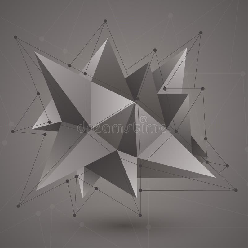 Vector Modern Geometric Shape. Polygon Background Stock Vector ...