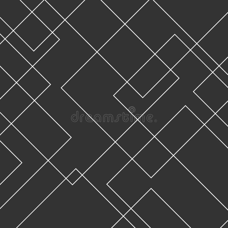 Vector Modern Geometric Square Diamond Shape Pattern. Simple Abstract ...