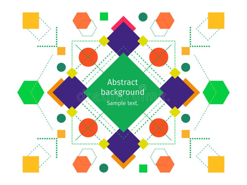 Modern geometric patterns stock vector. Illustration of postcard - 66816912