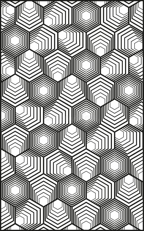 Vector Modern Geometry Pattern Hexagon, Abstract Geometric Background ...