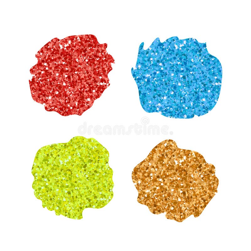 Vector Modern Gold Glitter Spots Stock Vector - Illustration of ...