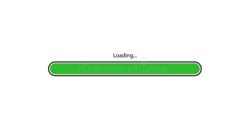 Progress Loading Bar Green Bar Stock Illustrations 1 314 Progress
