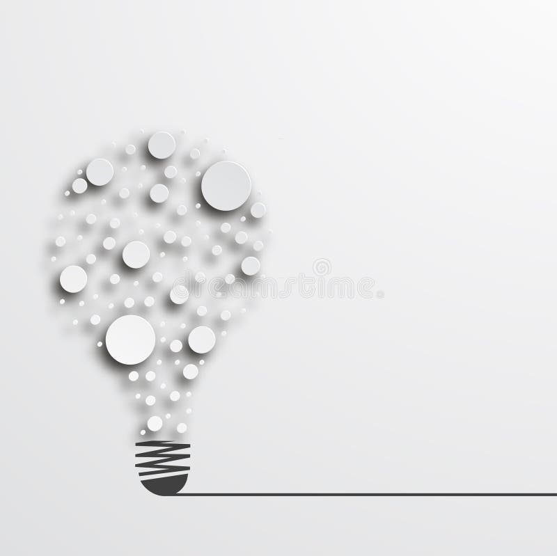 Vector Modern Idea Icon Background Stock Vector - Illustration of ...